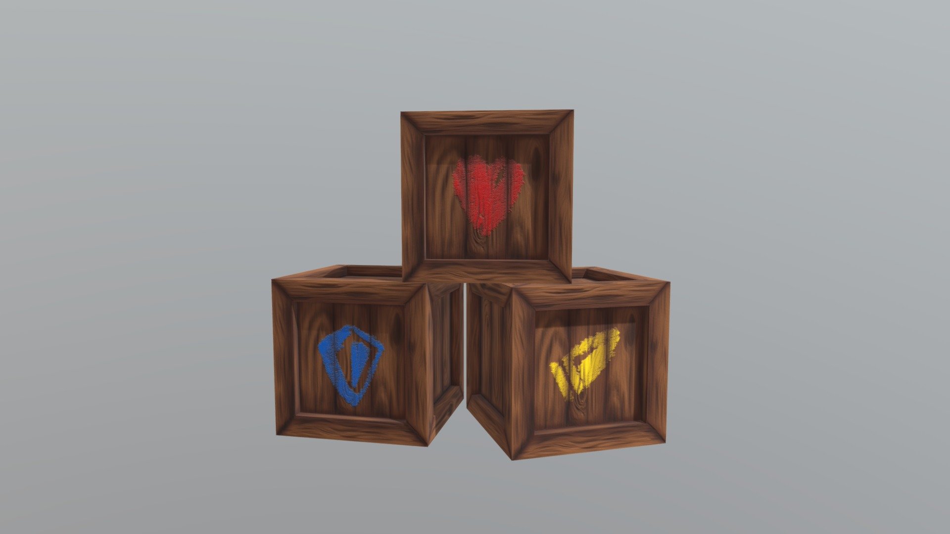 Crate Hand Painted - 3D model by elliot-con [04f625c] - Sketchfab