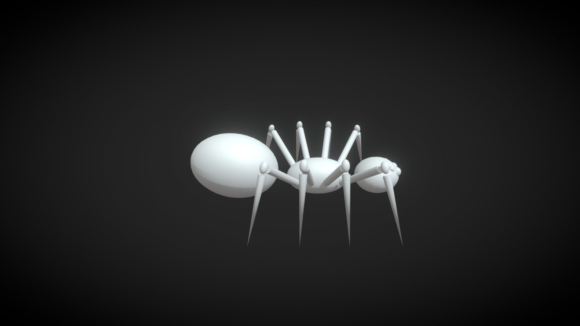 Low poly spider - Download Free 3D model by pentothal_sodium [04f7e37 ...