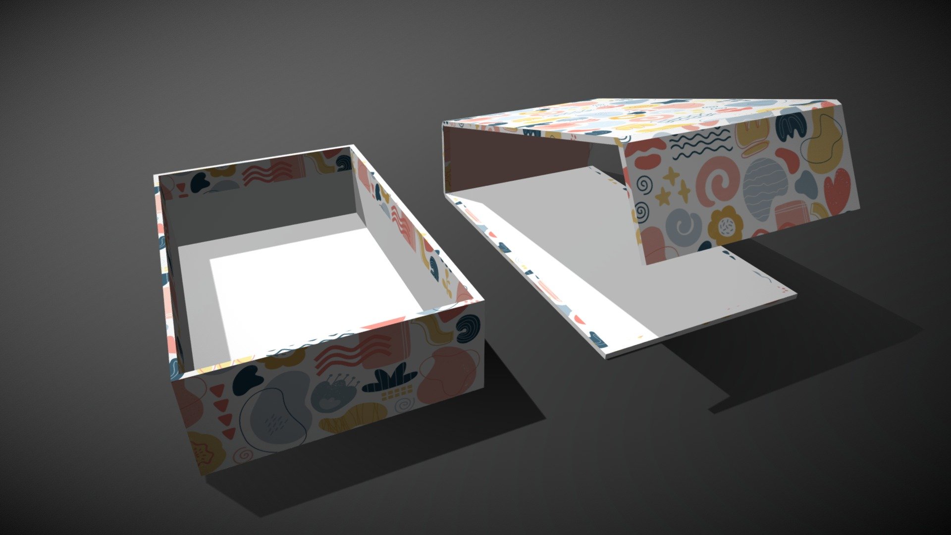 Magnetic lid rigid box - 3D model by ludocards.com (@ludocards ...