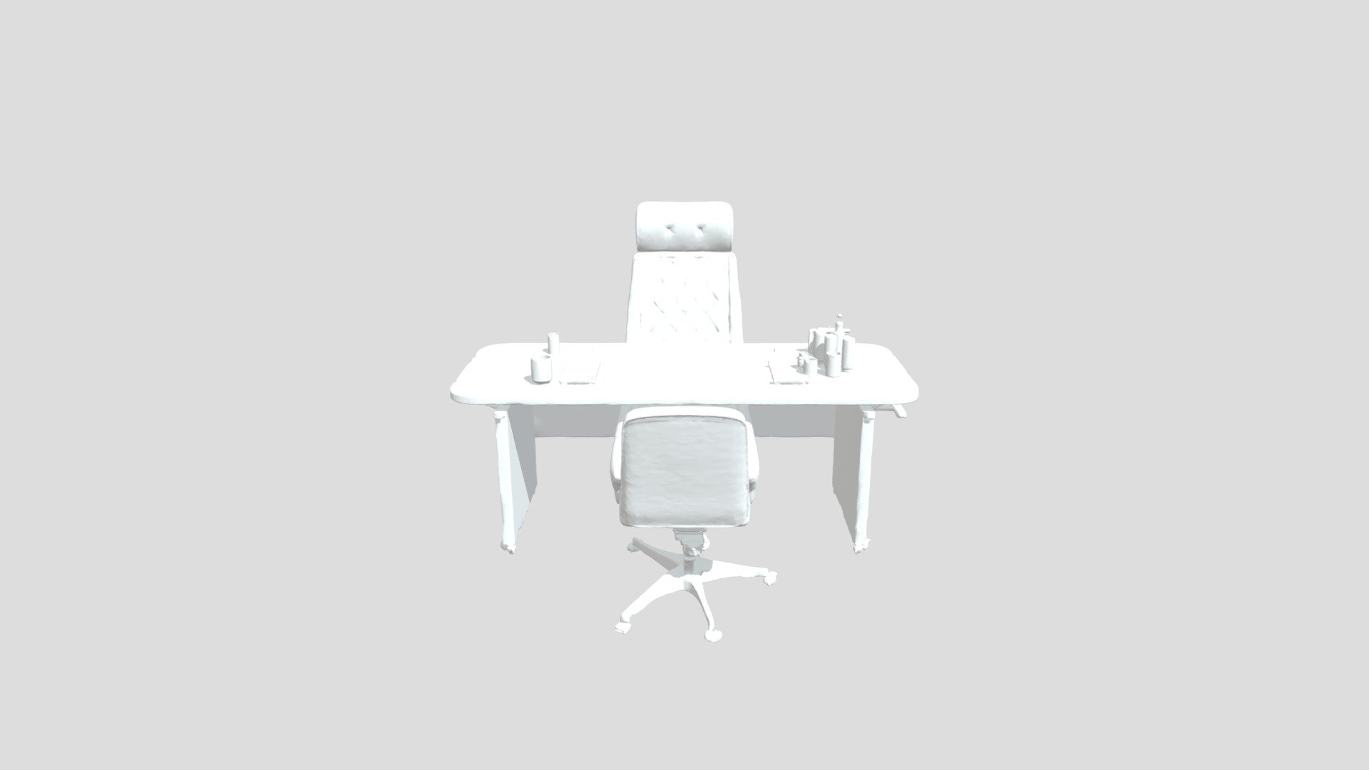 Office desk - 3D model by dairo6327 [04f8c6f] - Sketchfab