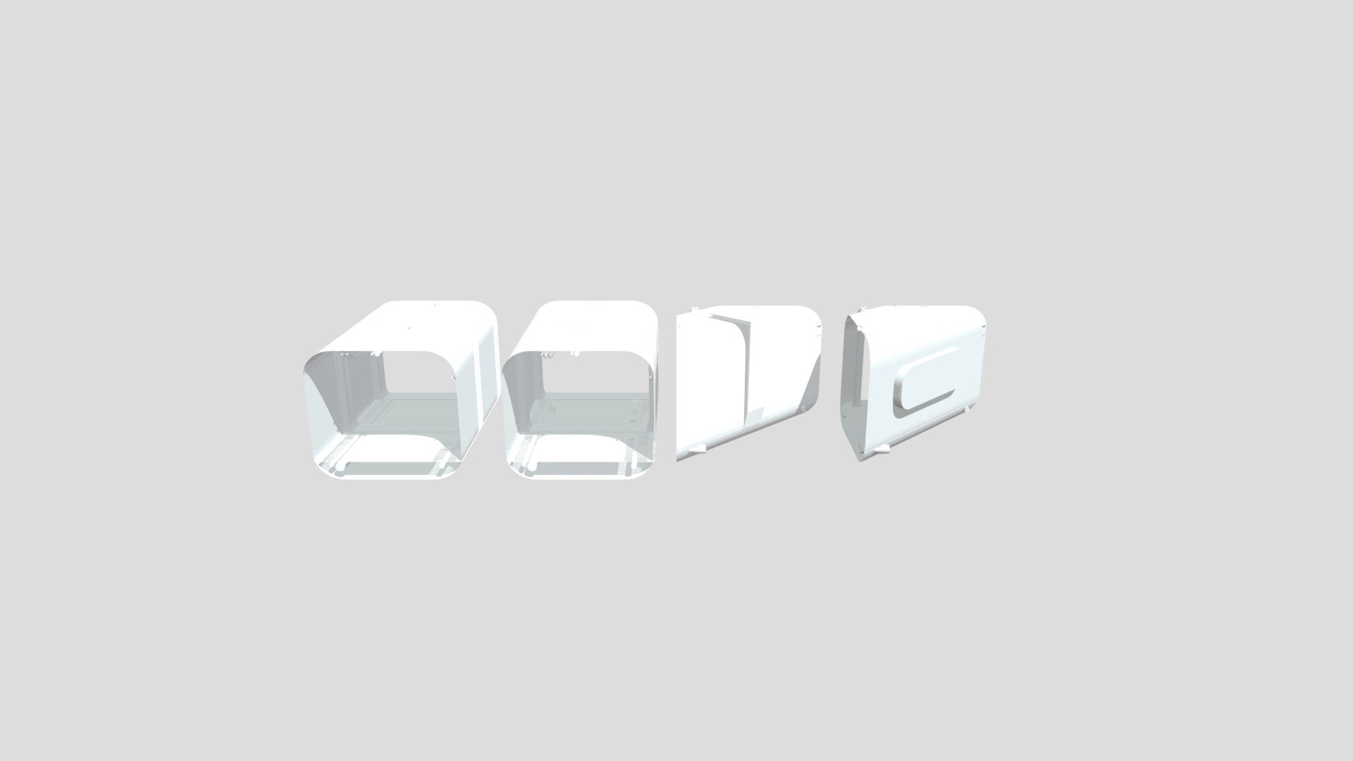 Hallway Parts - Download Free 3D model by supercapesteve [04f8d50 ...