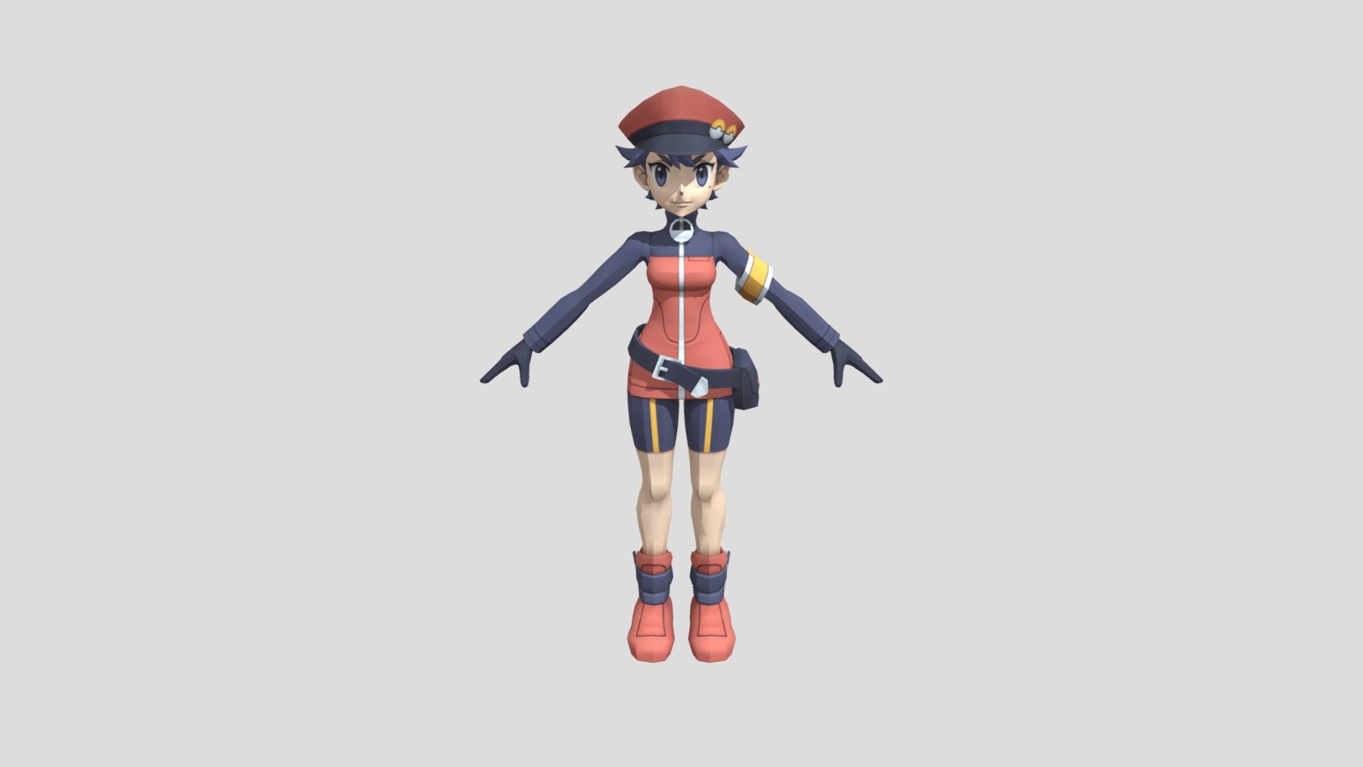 Ranger Female (Pokemon Masters) - Download Free 3D model by Mex ...