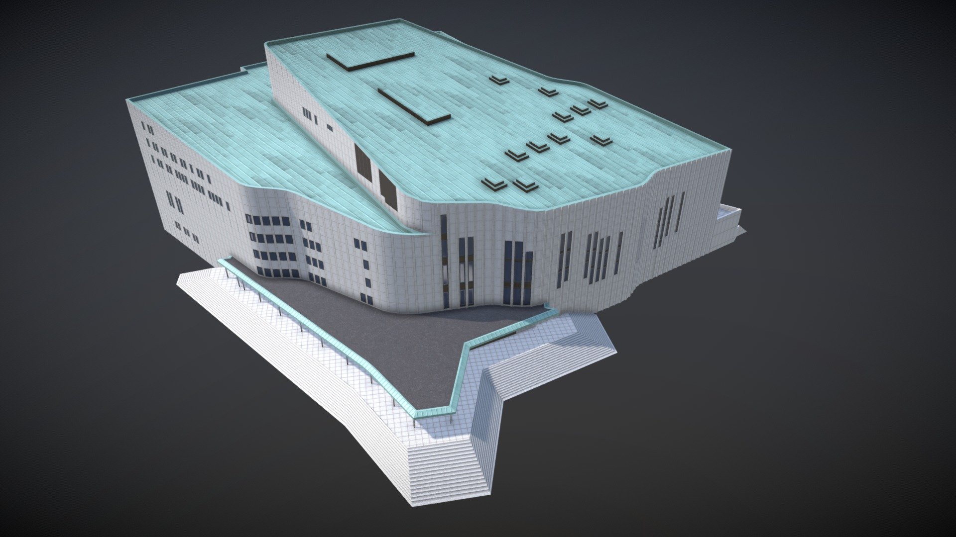 Aalto Opera House - Download Free 3D model by gduath [04fb8a4] - Sketchfab