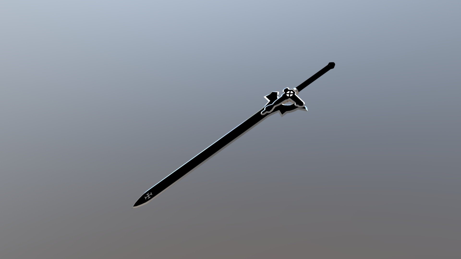 Elucidator - Sword Art Online - 3D model by Rodrigo Issao Takara ...