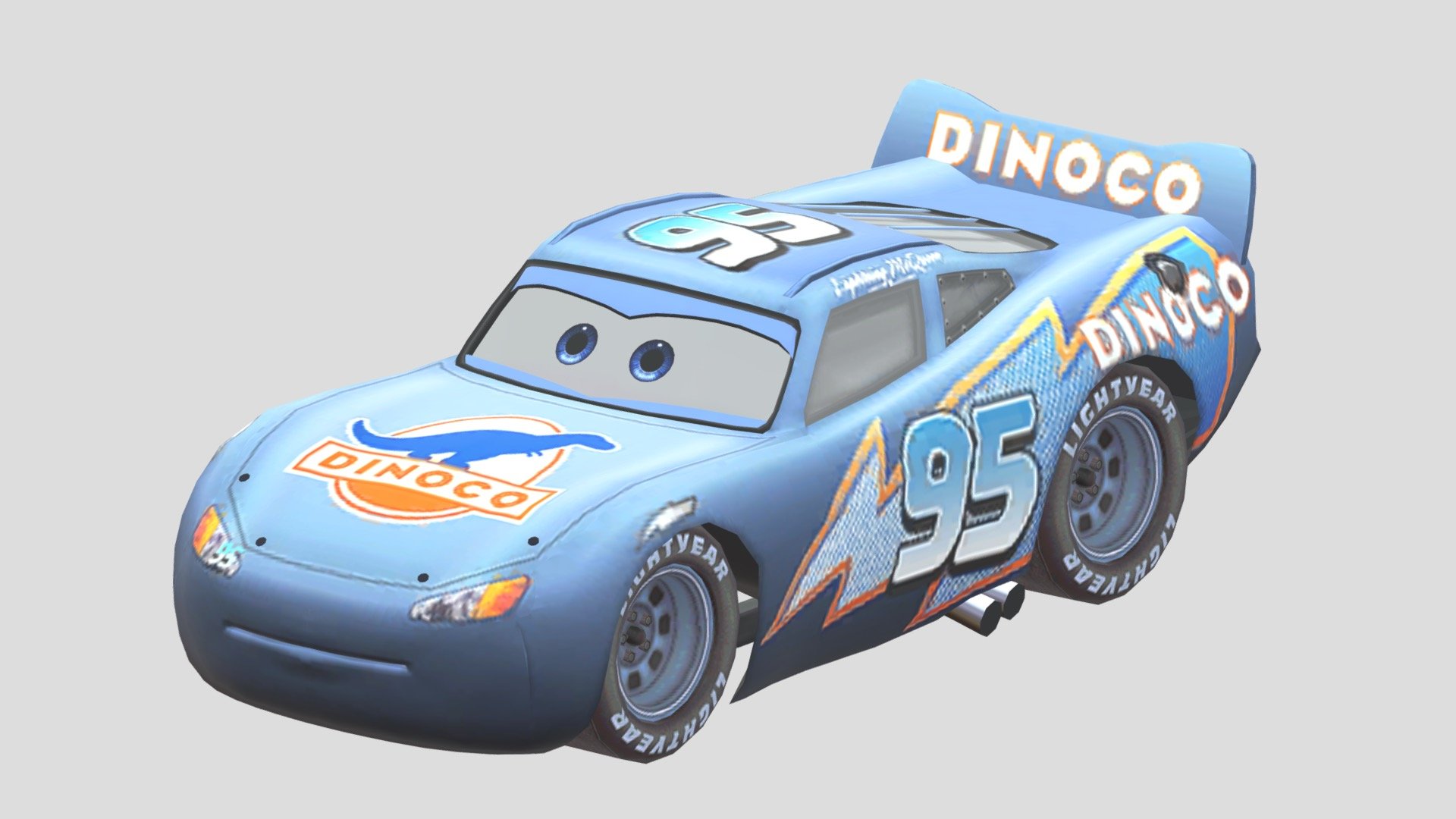 GameCube Cars - McQueen (Dinoco) - Download Free 3D model by SMF ...