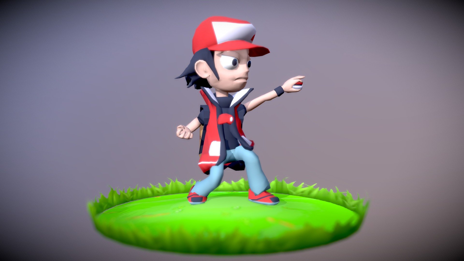 Stylized Red Trainer - 3D model by Ferry004 [04fe74b] - Sketchfab