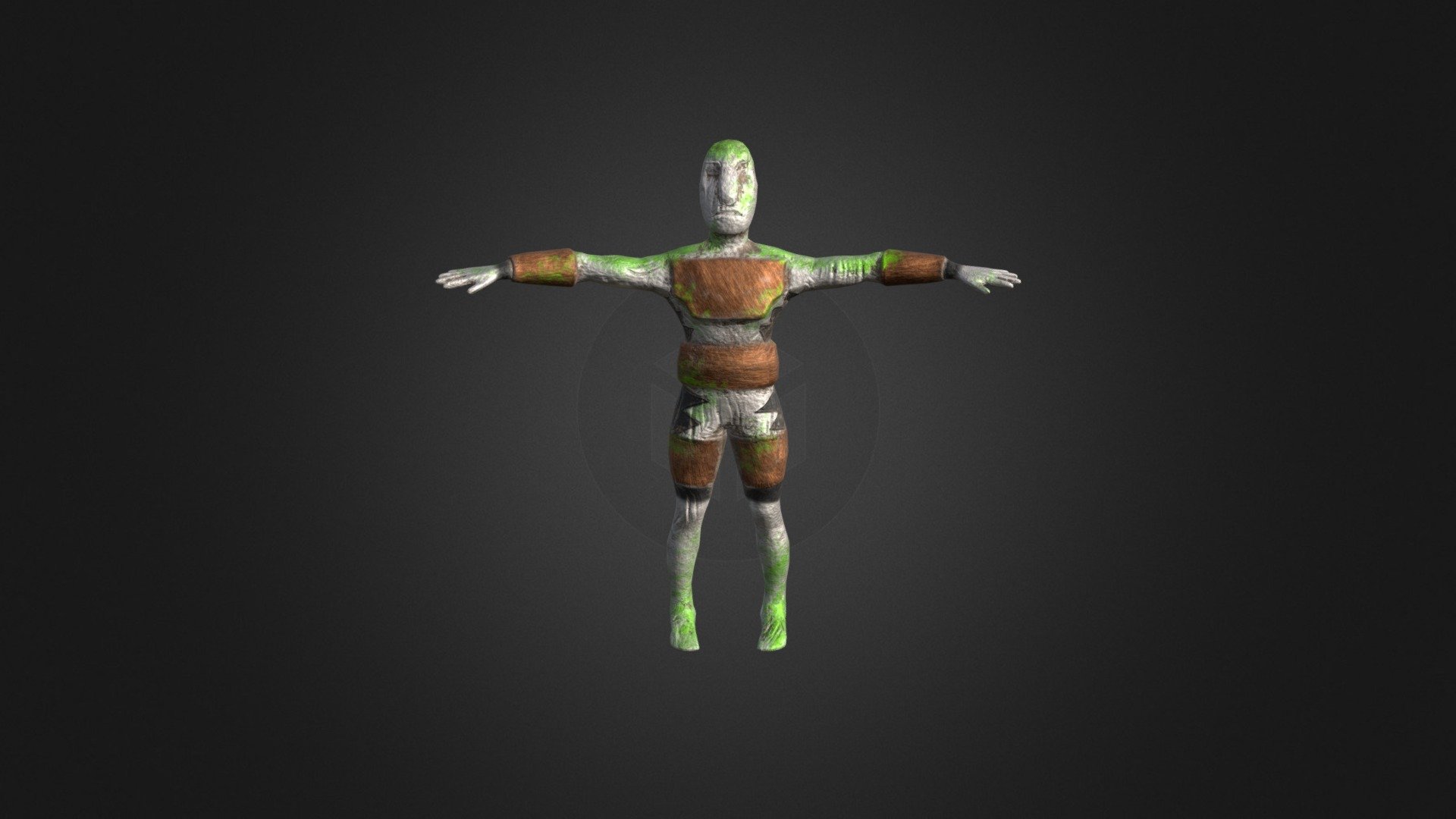 low poly mudbox character - 3D model by nathanpres [04ff920] - Sketchfab