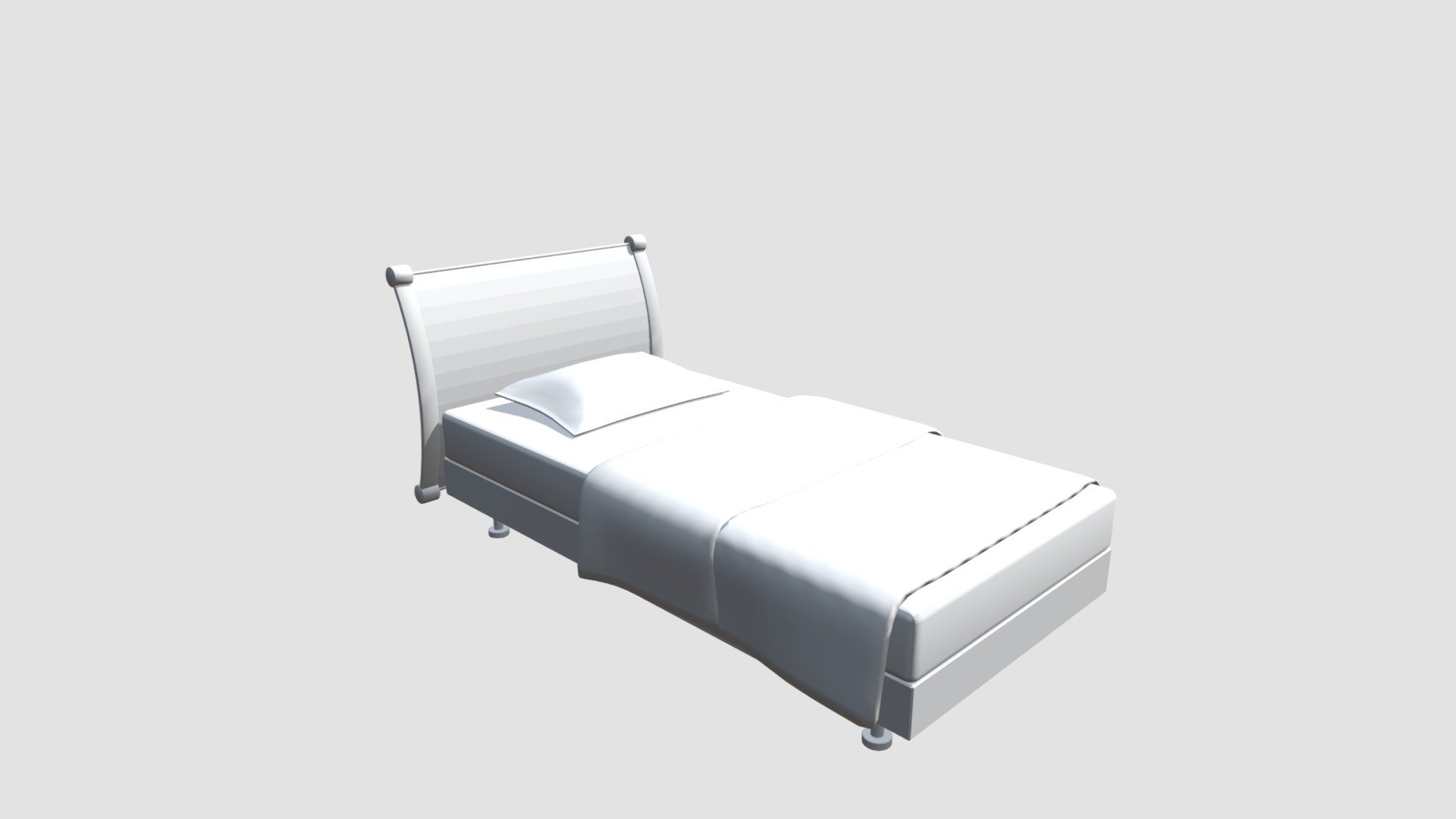 Bed Buy Royalty Free 3d Model By Evermotion [0500894] Sketchfab Store