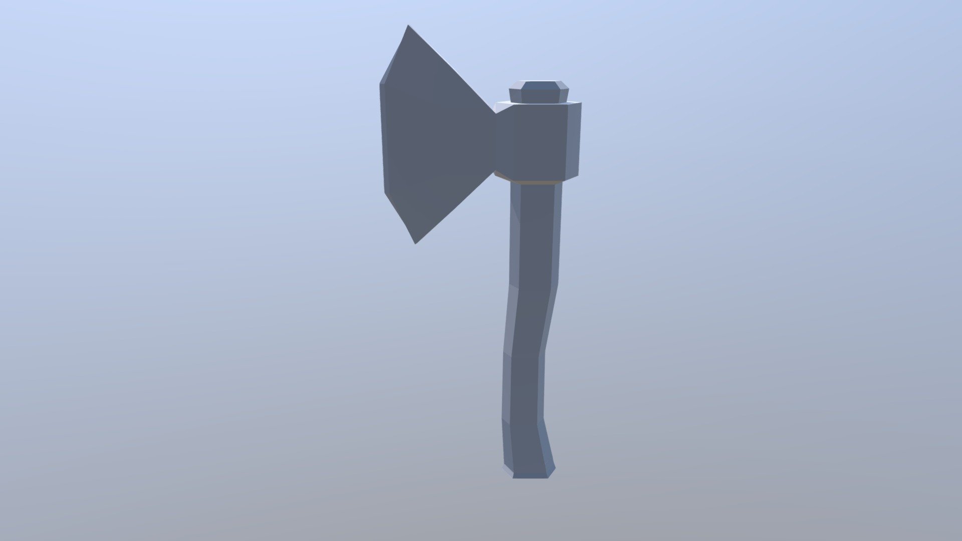 Hand Held Axe - Download Free 3D model by Billiedude [0501d23] - Sketchfab