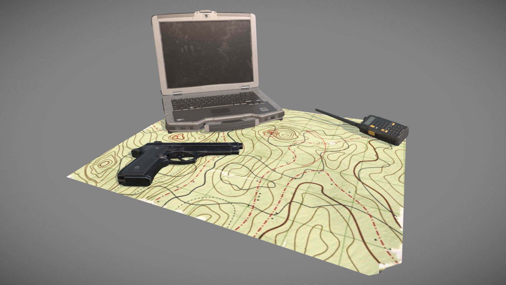 Map Diorama - 3D model by obibram [05021d3] - Sketchfab