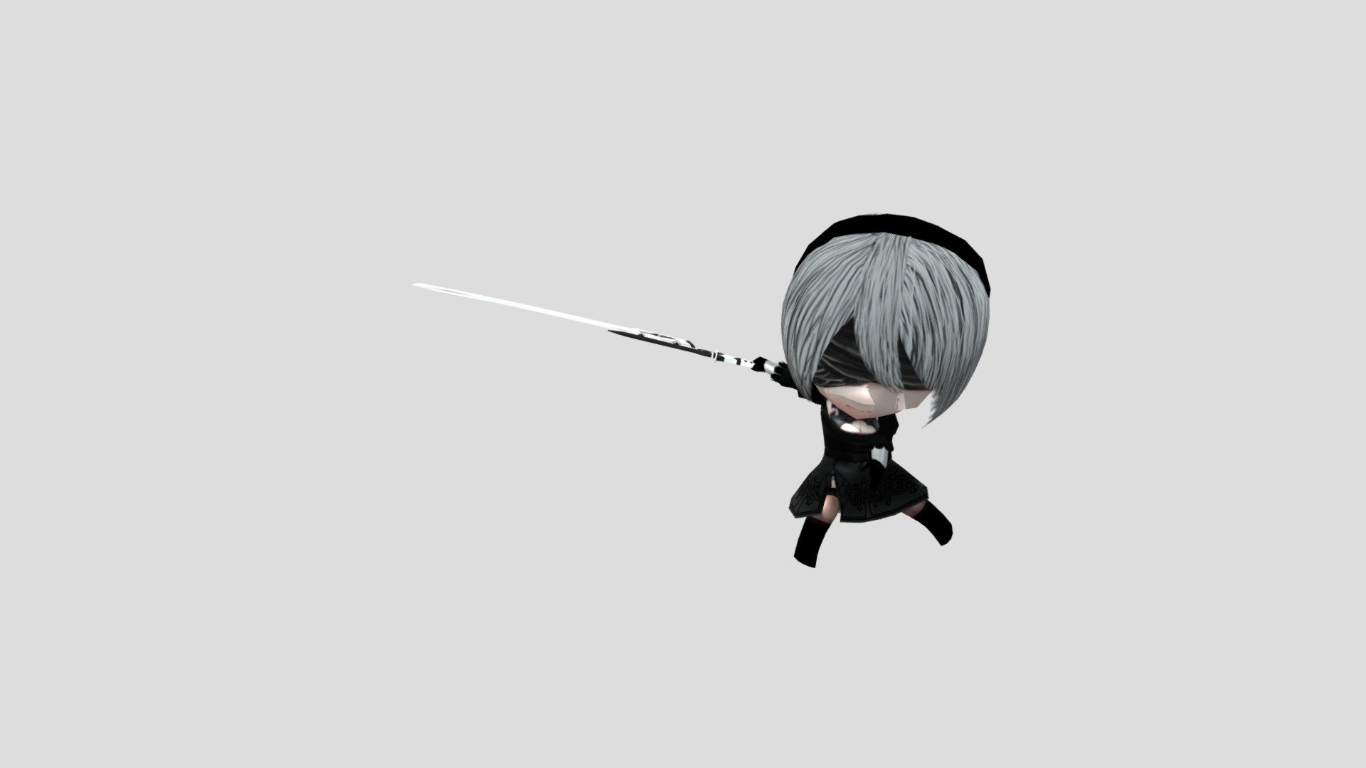 2B - 3D model by wood (@dea21a07) [050526e] - Sketchfab