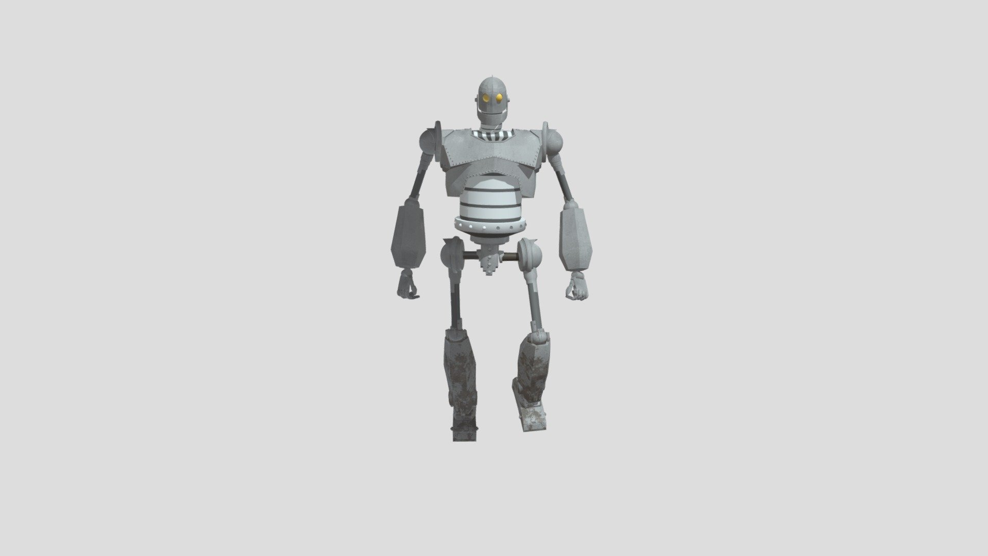 Iron Giant Walk - 3D model by chloeliyi [0505cb6] - Sketchfab