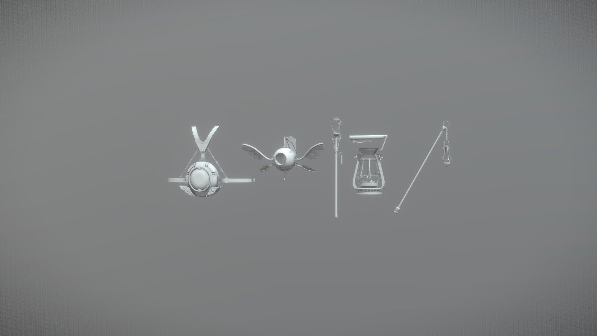 lighting props final - 3D model by A.Cozijnsen [050784a] - Sketchfab