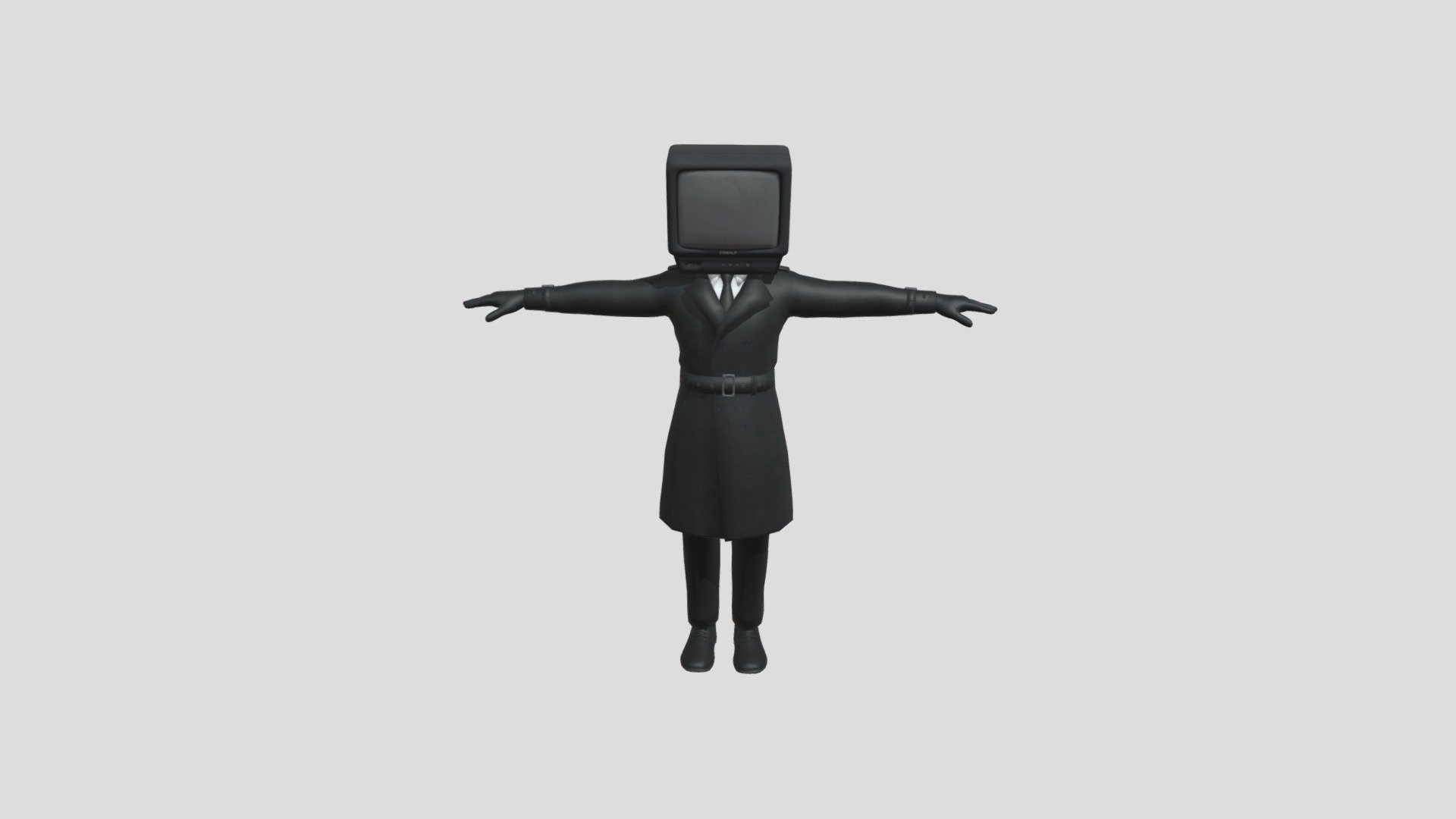 TV-Man - Download Free 3D model by Yameez [05078e3] - Sketchfab