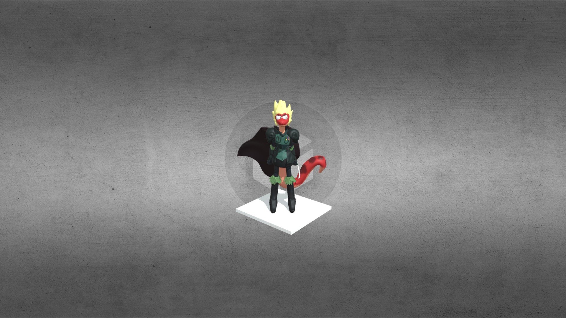 Amphibia General Yunan 3D model - 3D model by rabbqtt [05098f8] - Sketchfab