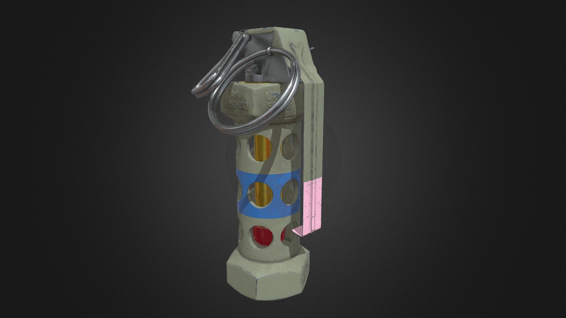 M84 Flashbang Grenade - 3D model by hymenaei [0509d19] - Sketchfab