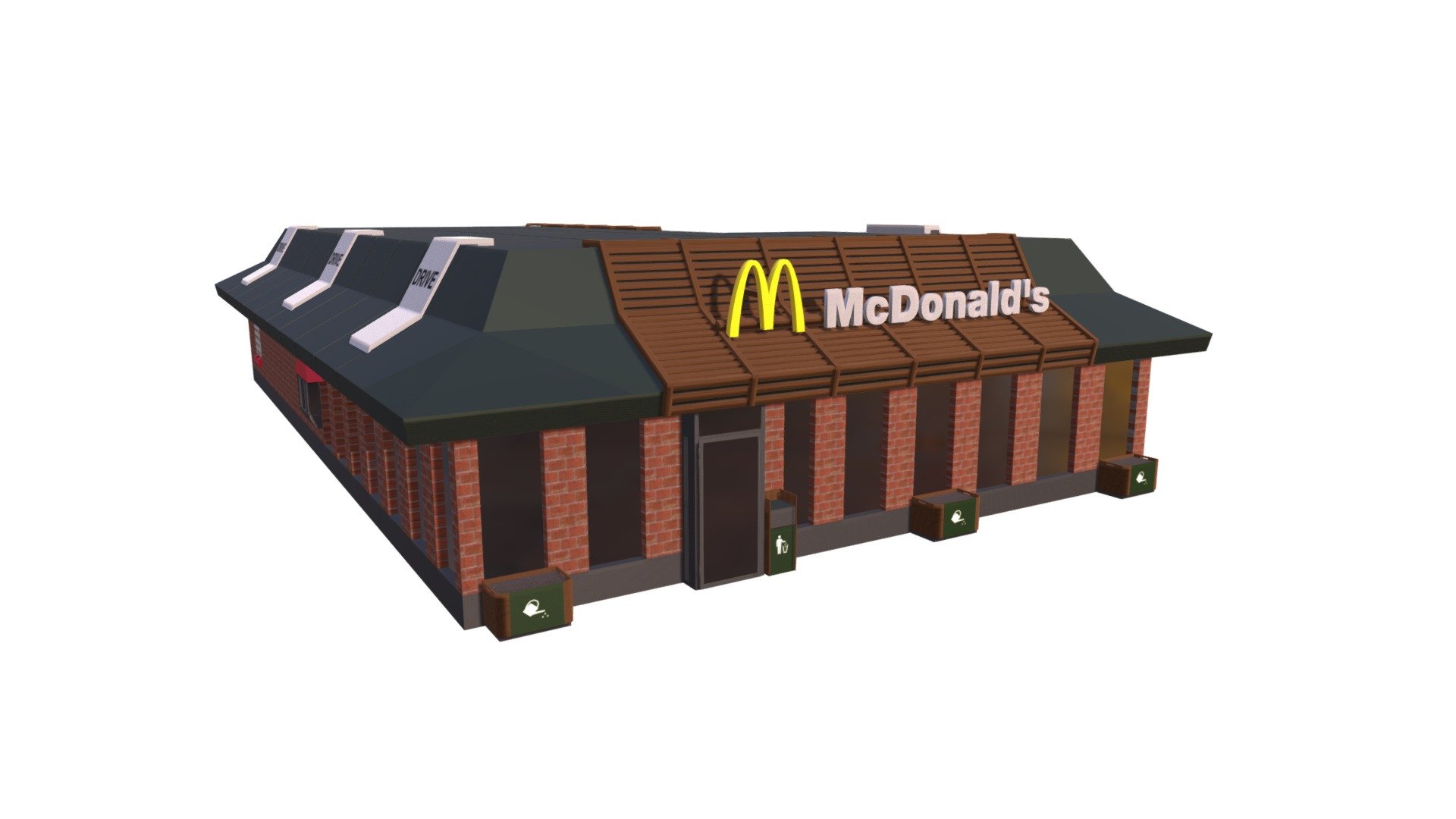 Mcdonalds - Buy Royalty Free 3D model by renato.lt (@renato.lt_3D ...