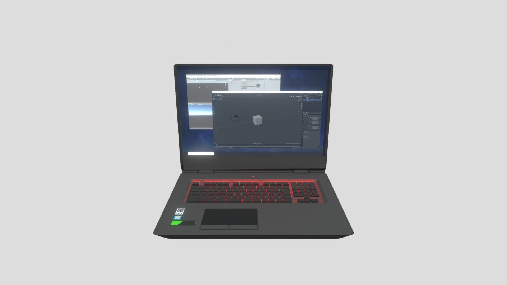 gaming laptop - 3D model by moco_rocket [050a5b8] - Sketchfab