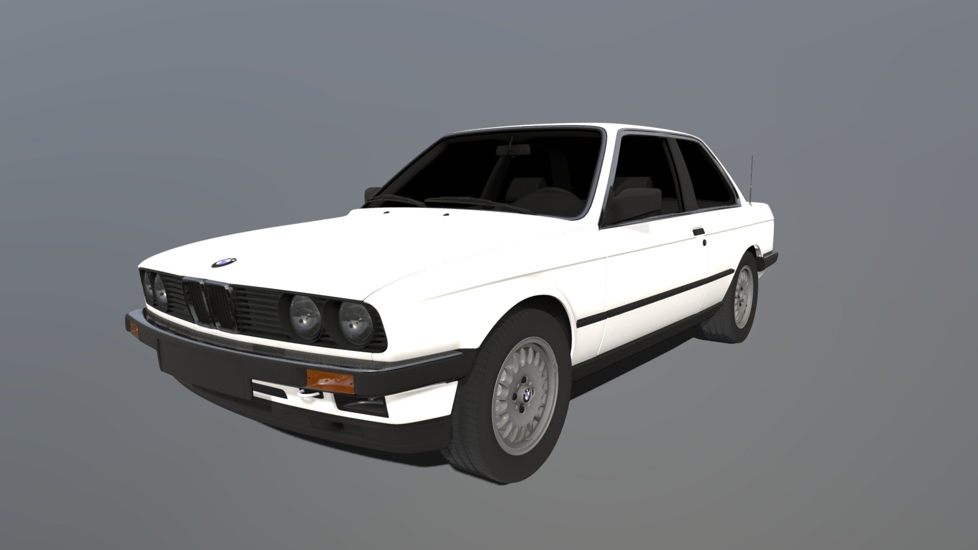 Bmw 3 series e30 coupe - 3D model by Staks (@staks.ru) [050b945 ...