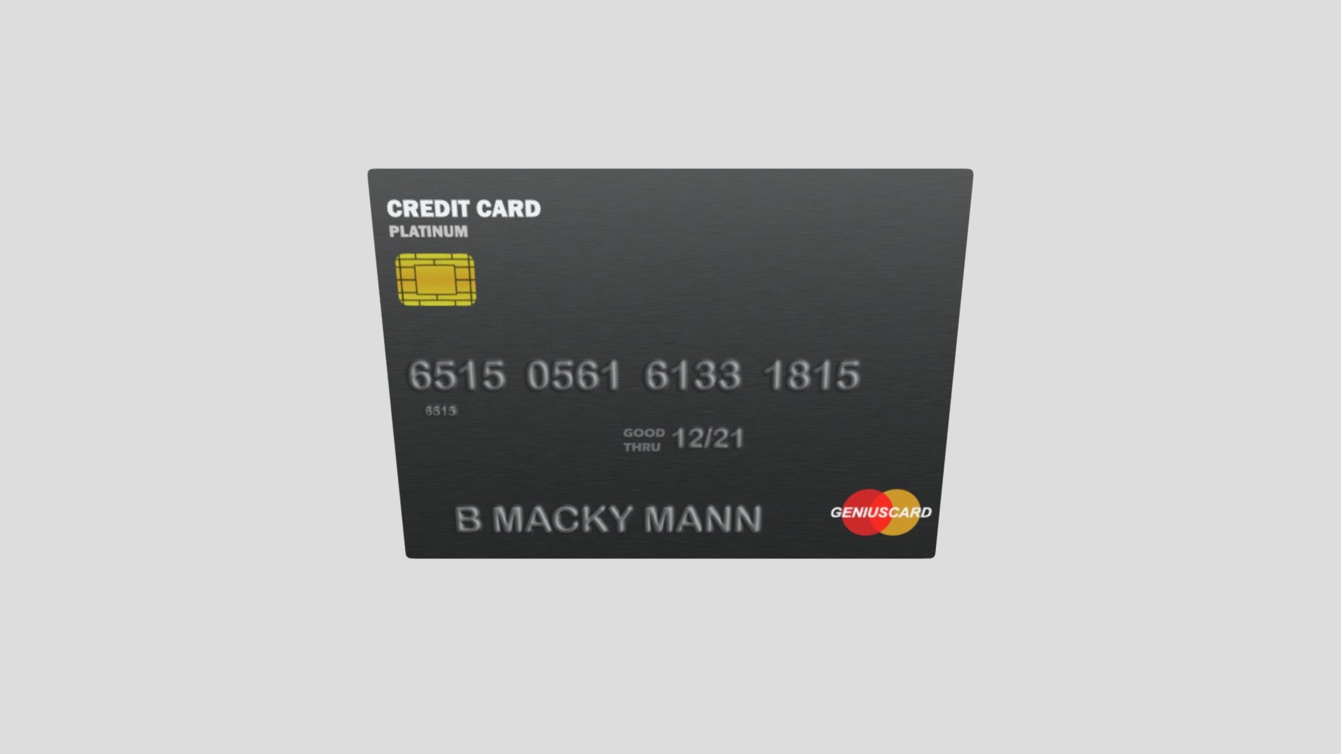 Low Poly Credit Card - 3D model by Forwardnow27 [050bcc2] - Sketchfab