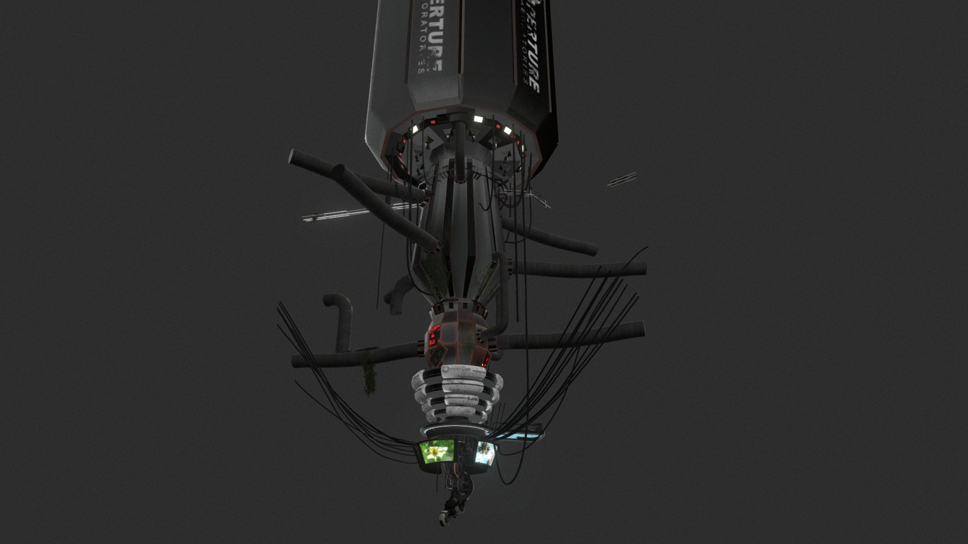 GLaDOS - Portal1-version reimagined for Portal2 - Download Free 3D model by profess_re [050d134 ...