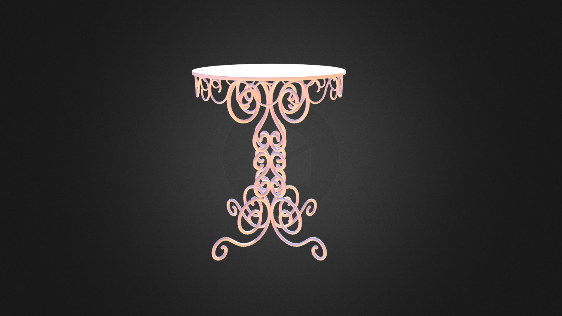 Small White Table - Buy Royalty Free 3D model by cgaxis [050e8a2 ...