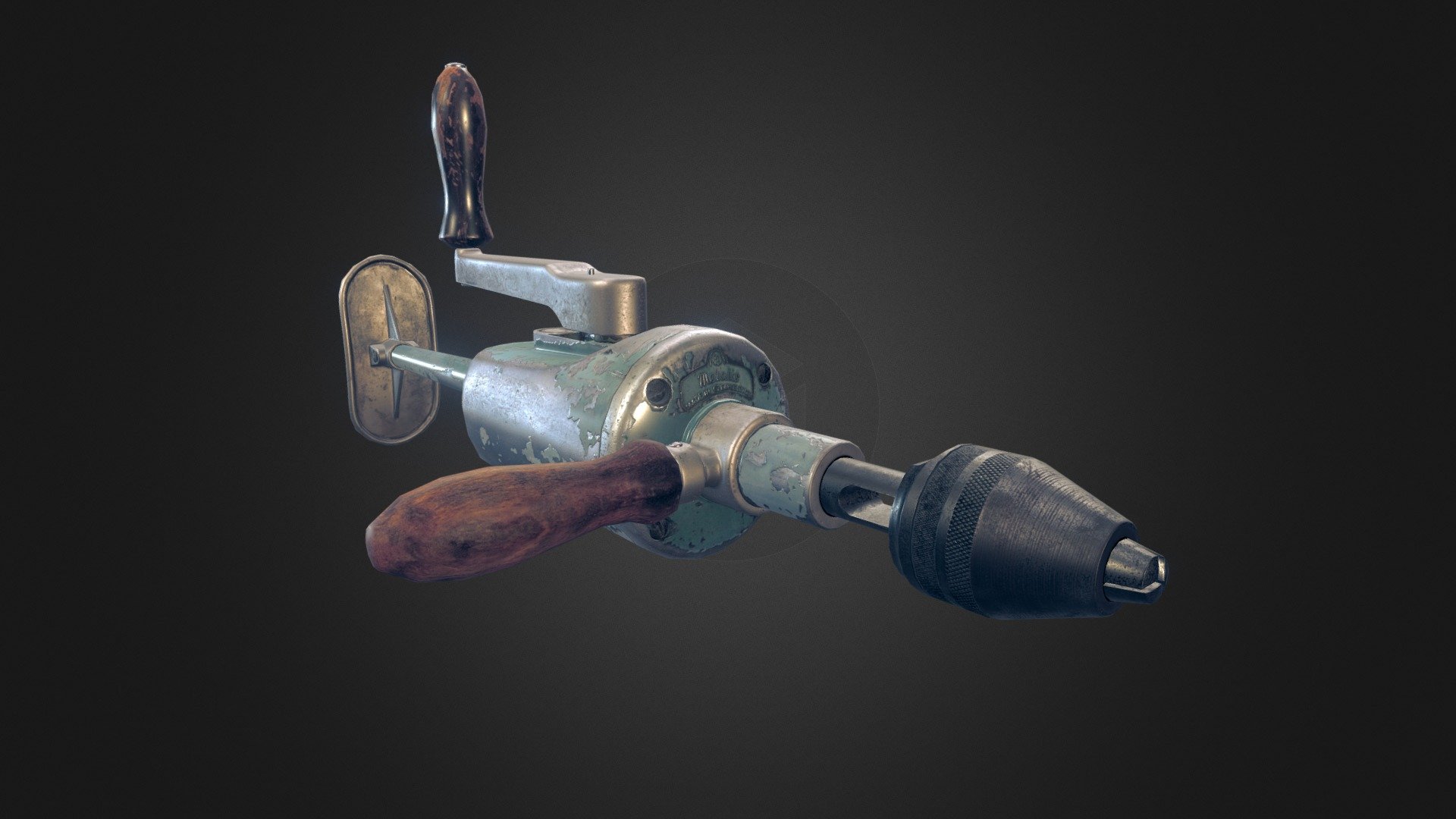 Hand drill - 3D model by synthix [050f4a8] - Sketchfab
