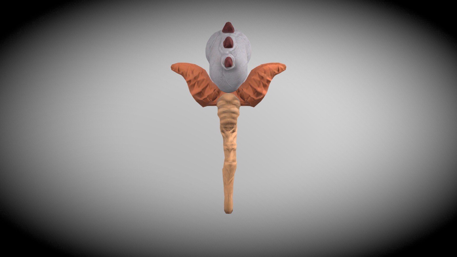 Magic dragon Skullstaff - 3D model by FranoW [0510be9] - Sketchfab