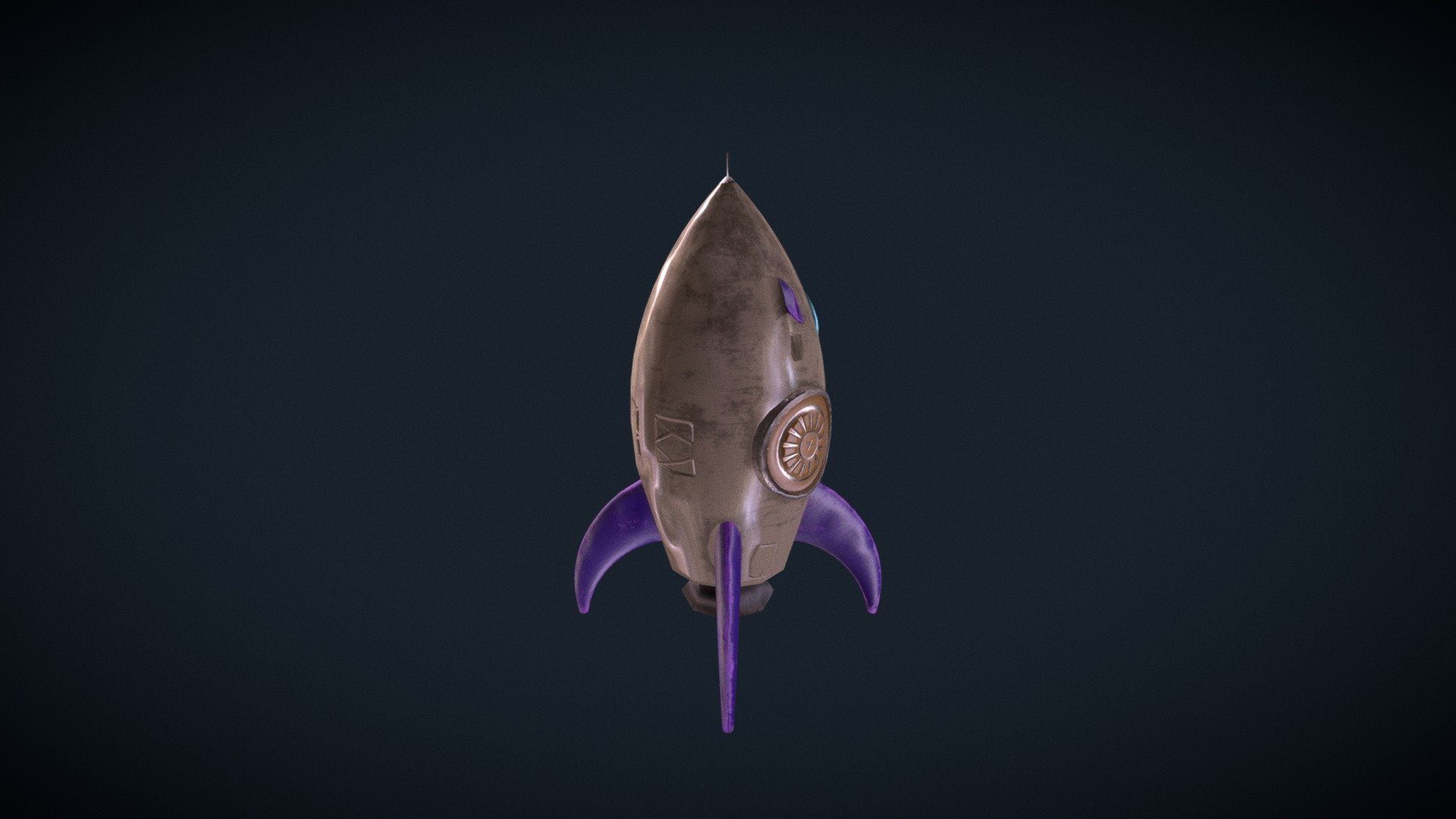 Cohete - 3D model by artengraf (@artengrafbcn) [0511fd2] - Sketchfab