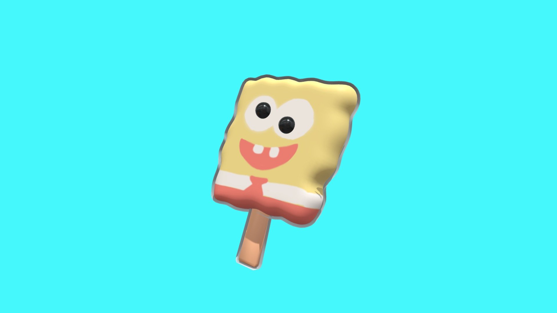 Popsicle Sponge Bob - Download Free 3D model by BunnyGame (@BunnyGameTW ...