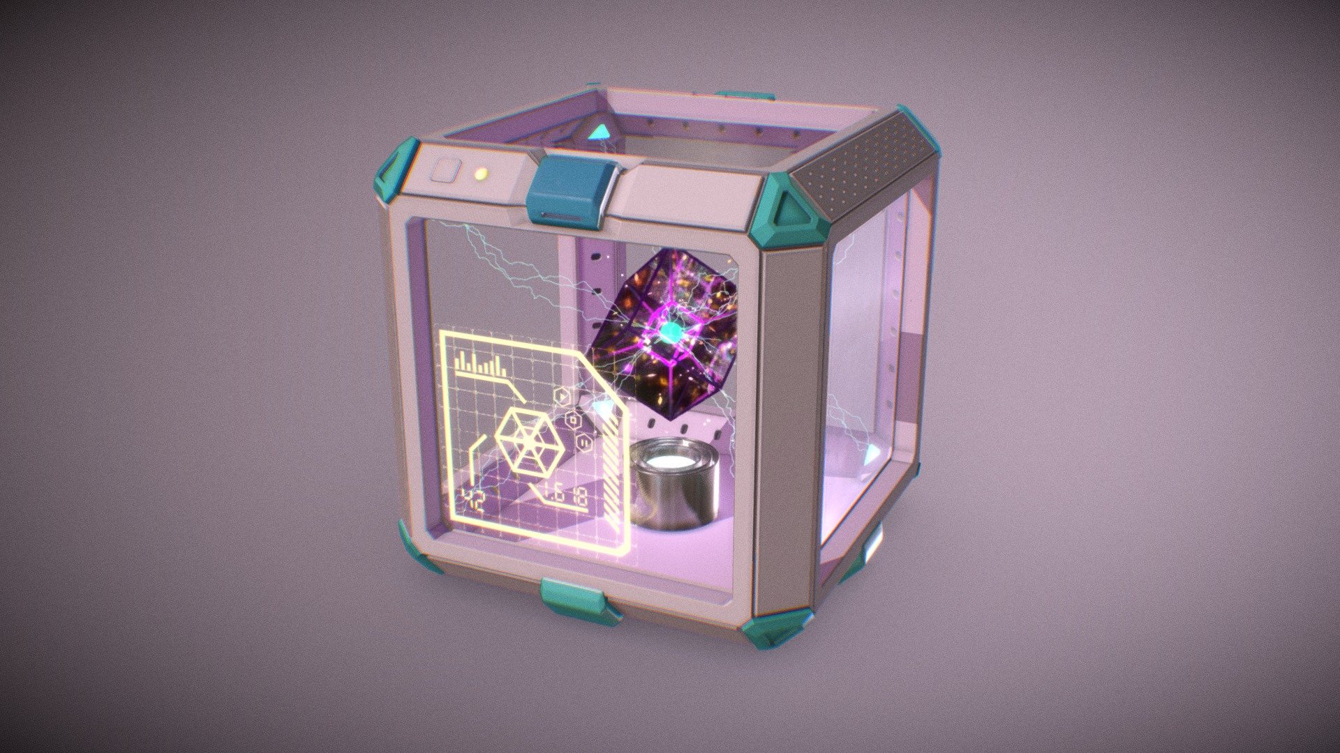 Hypercubic cube inside a cube - 3D model by mariakrasinska [051d55f ...
