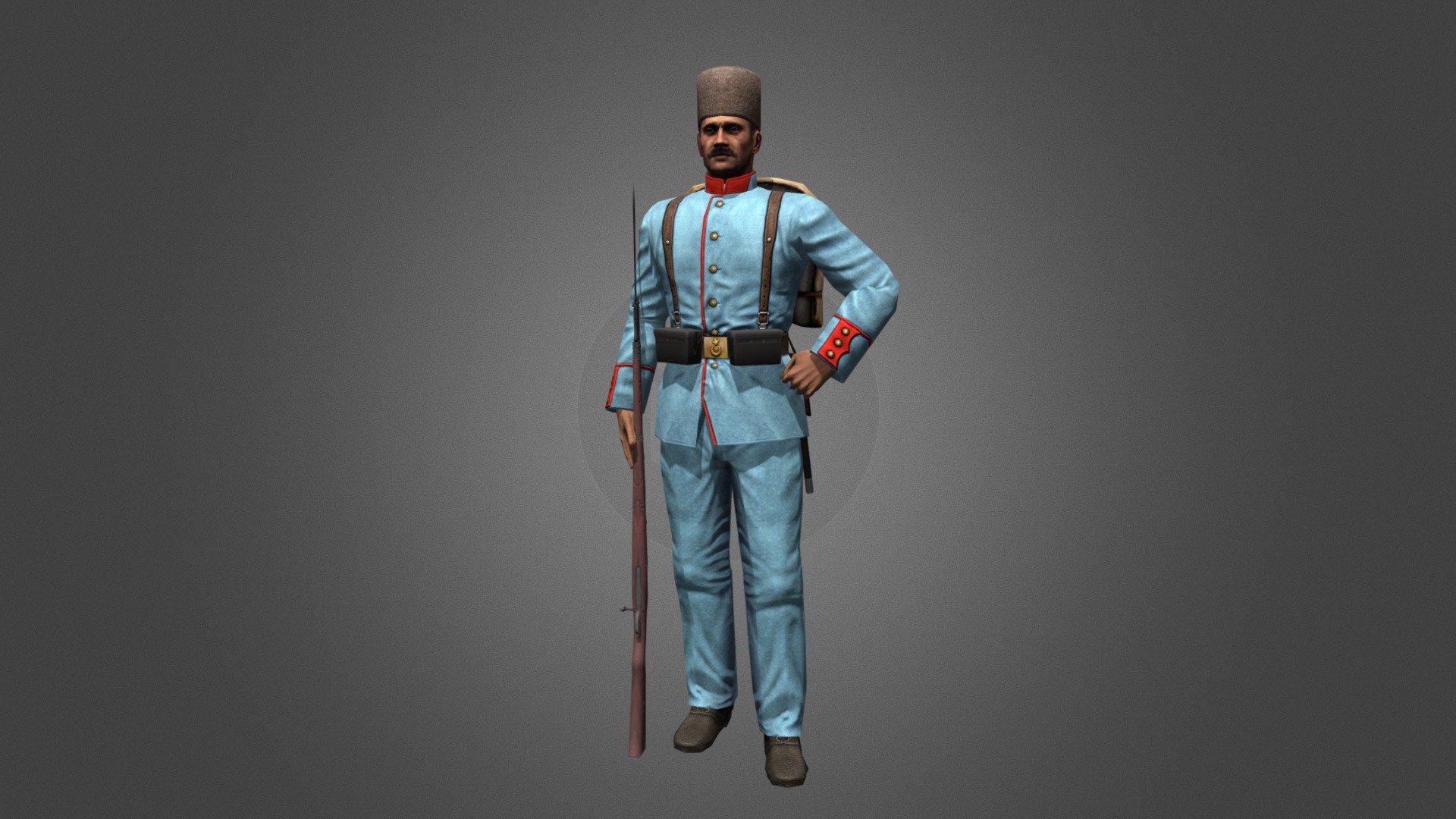 Ottoman Militia - 3D model by b-dizl [051e089] - Sketchfab