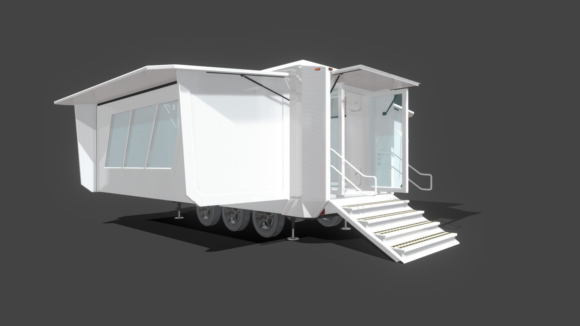 20ft Double Expandable Trailer - 3D model by Lime-Media [051fe07 ...