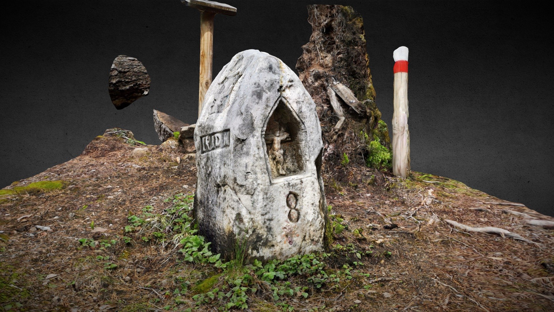 Cippo 8 - Download Free 3D model by archeologya [052200e] - Sketchfab