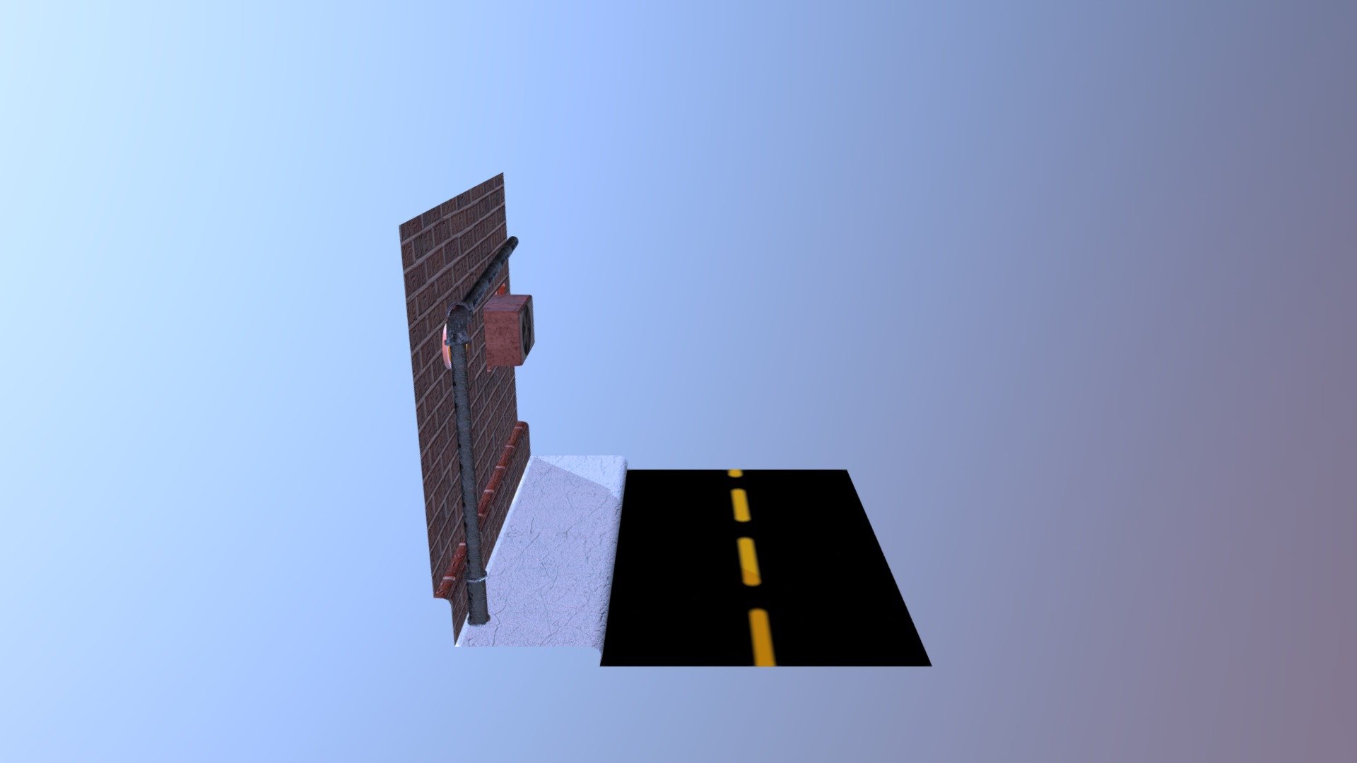 Alley - 3D model by gritspec [0522fd1] - Sketchfab