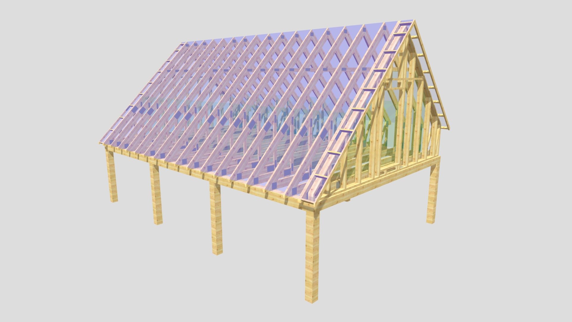 120619AB - 3D model by Crendon Timber Engineering (@CrendonTimber ...