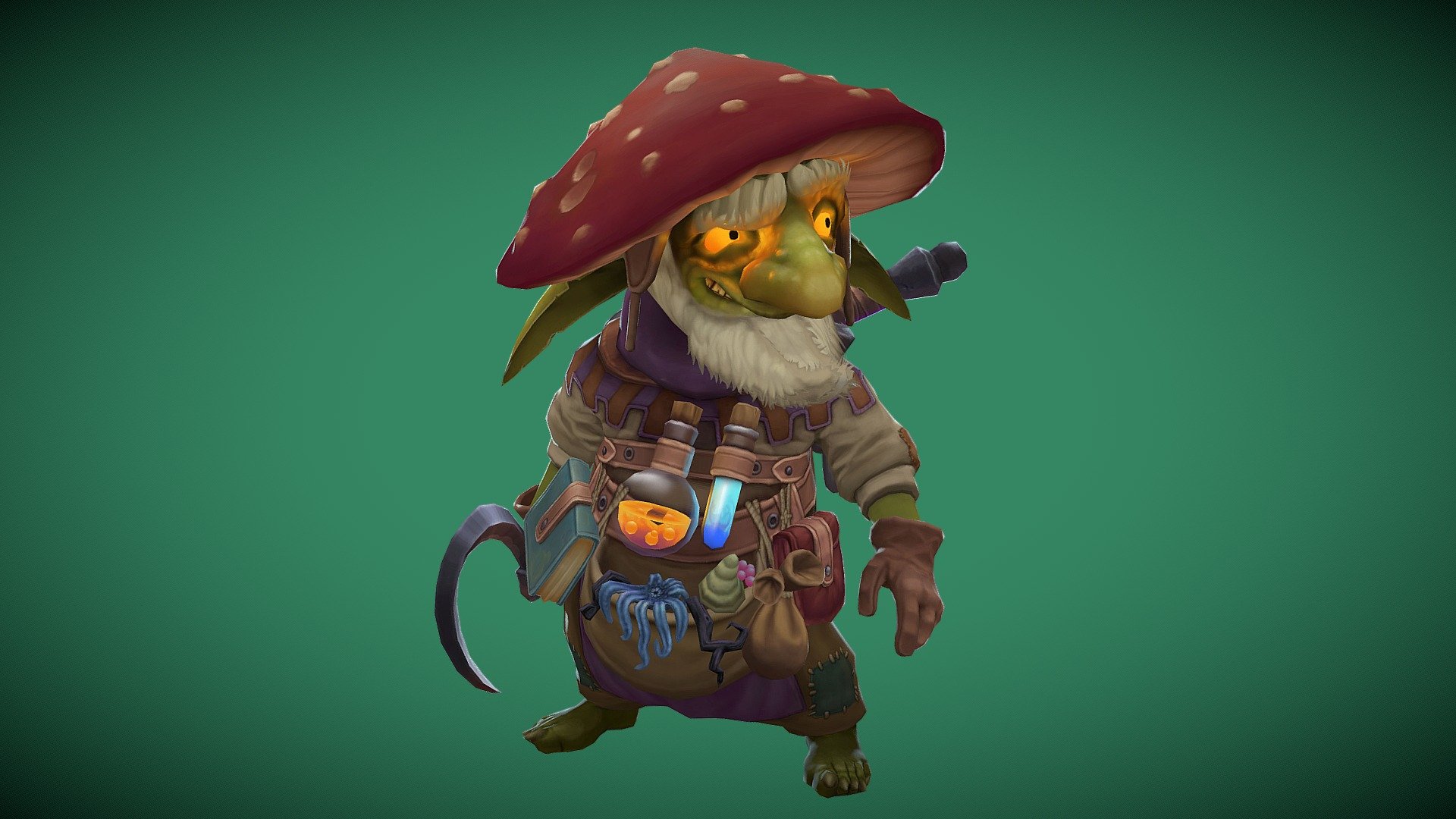 Goblin Alchemist - 3D model by Kirill Maslov (@masslove) [05256d7 ...