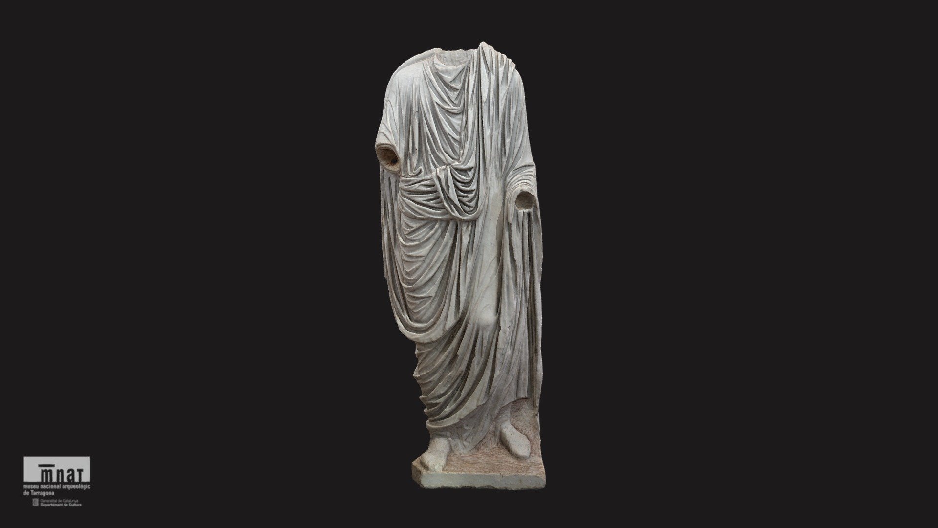 Estàtua togada - MNAT 45601 - Download Free 3D model by Museu Nacional ...
