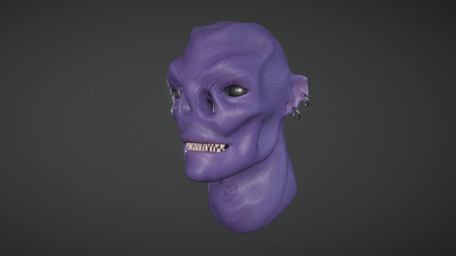 Alien head - Download Free 3D model by cherry_bomb [0526d07] - Sketchfab