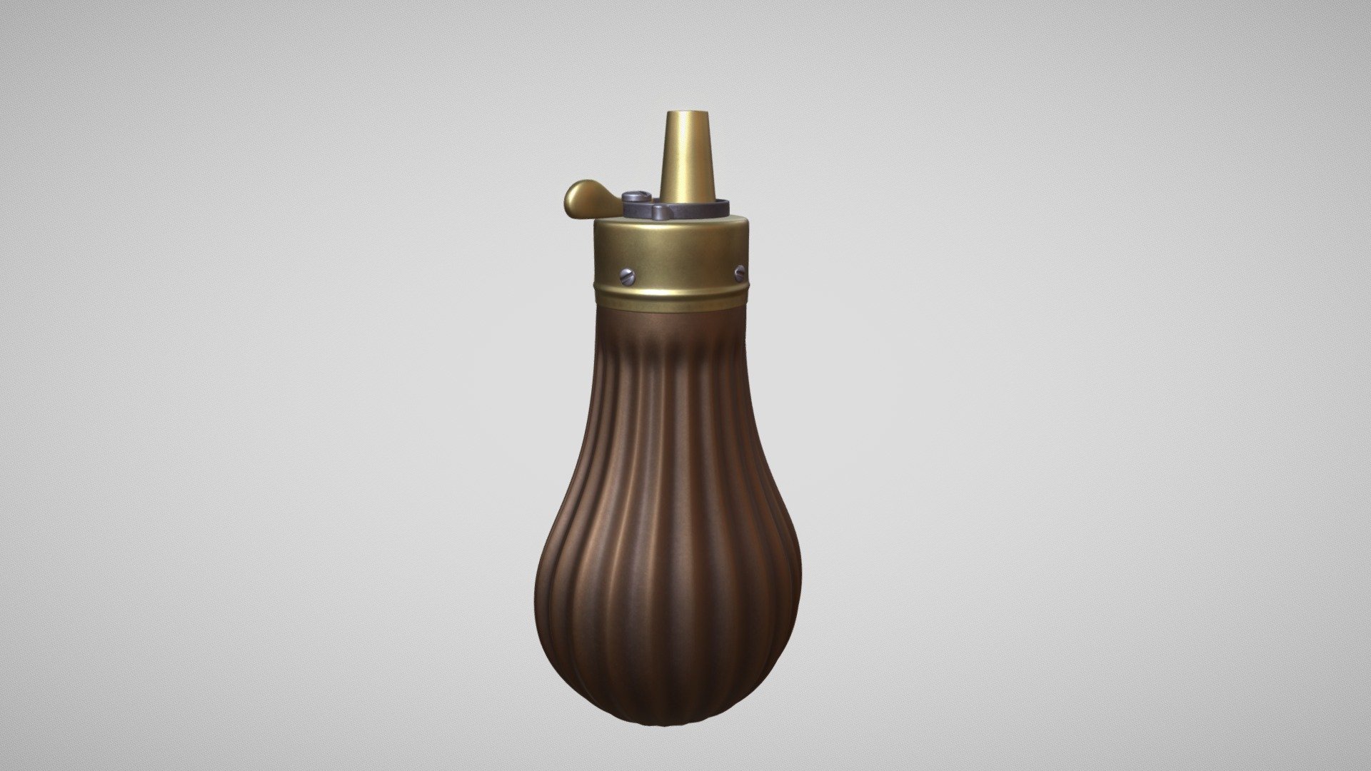 Small Metal Gun Powder Flask - Buy Royalty Free 3D model by Jan Andreas ...