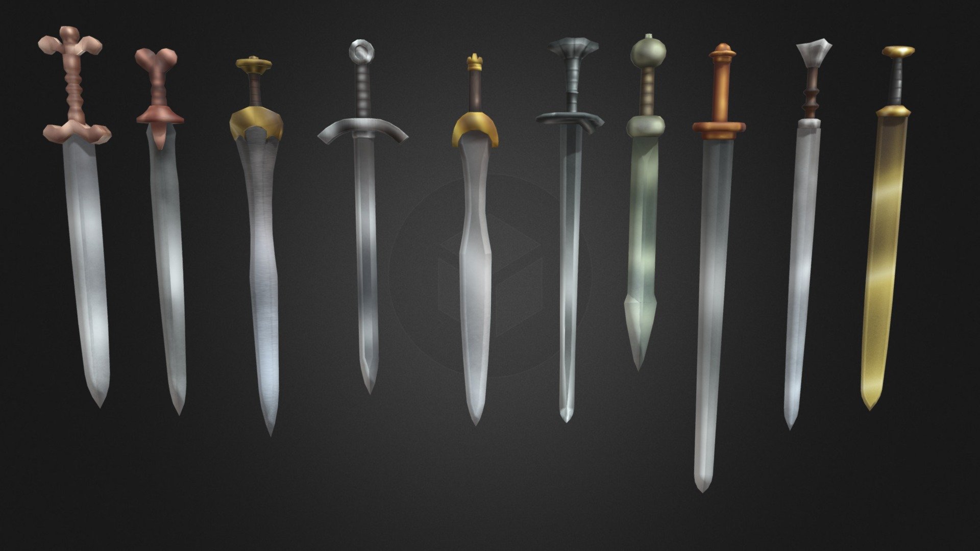 Swords Pack 4 - 3D model by Romilton.Peixoto [052767f] - Sketchfab