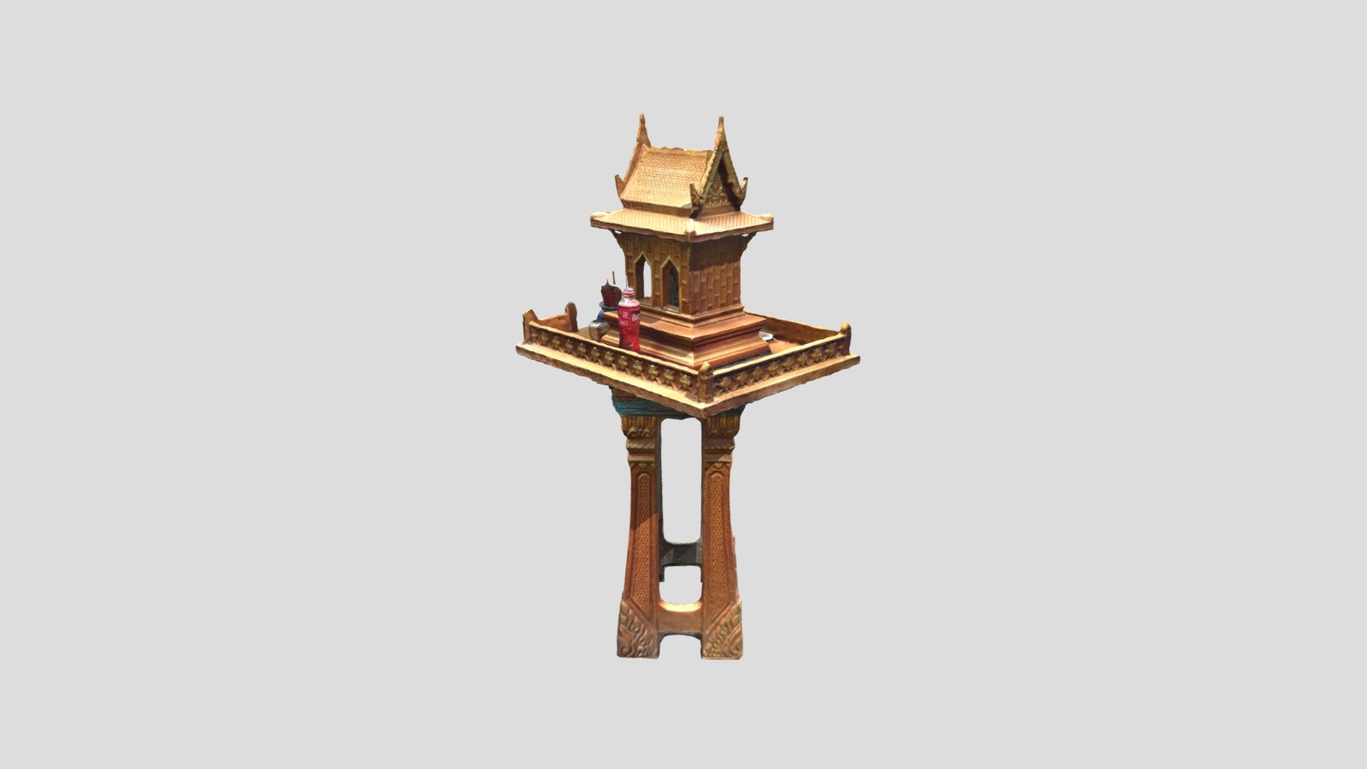 Thai Spirit house - 3D model by taromb [0527e3e] - Sketchfab