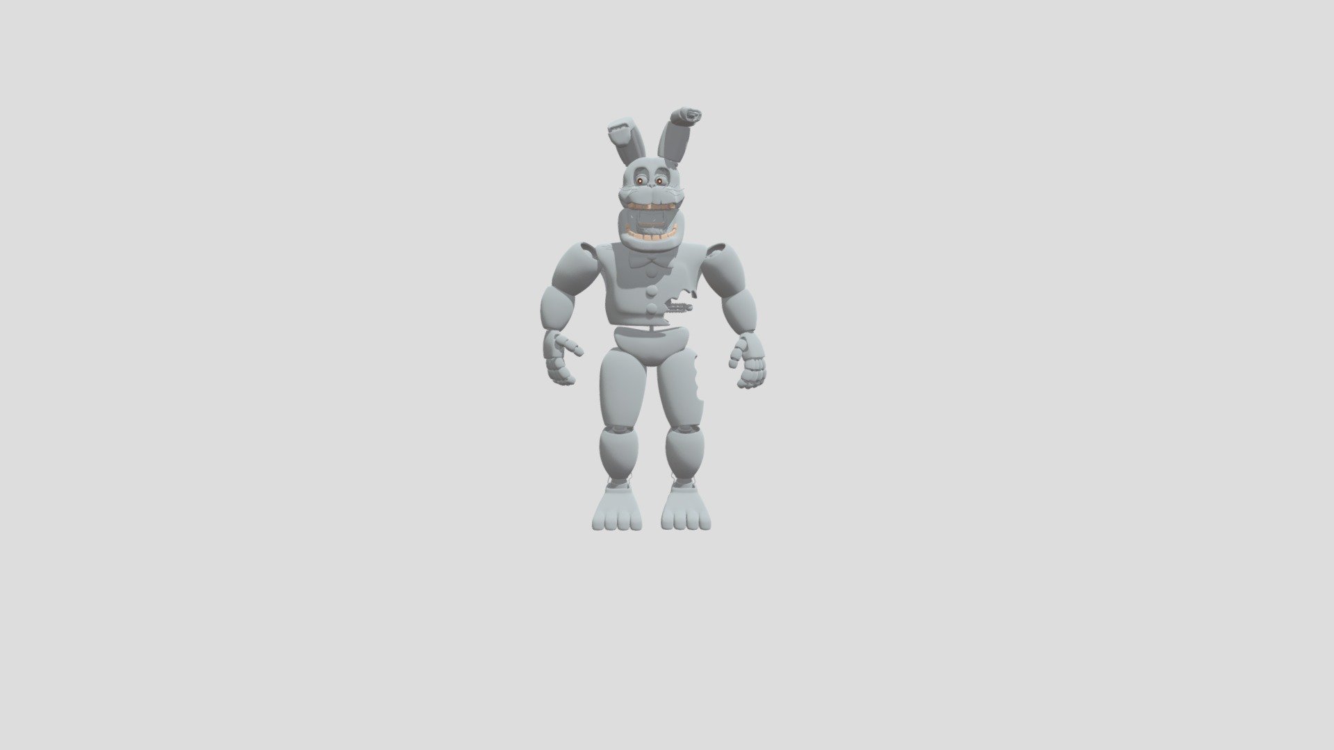 Unnightmare Chocolate Bonnie - Download Free 3D model by dwall8611 ...