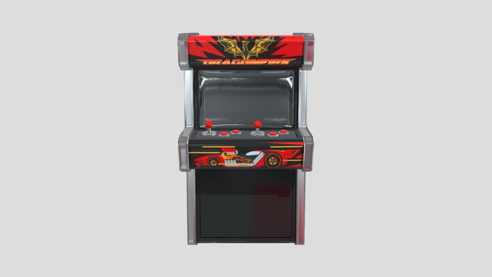 Game Assets: Arcade Machine 2 - Download Free 3D model by JakeBurner ...