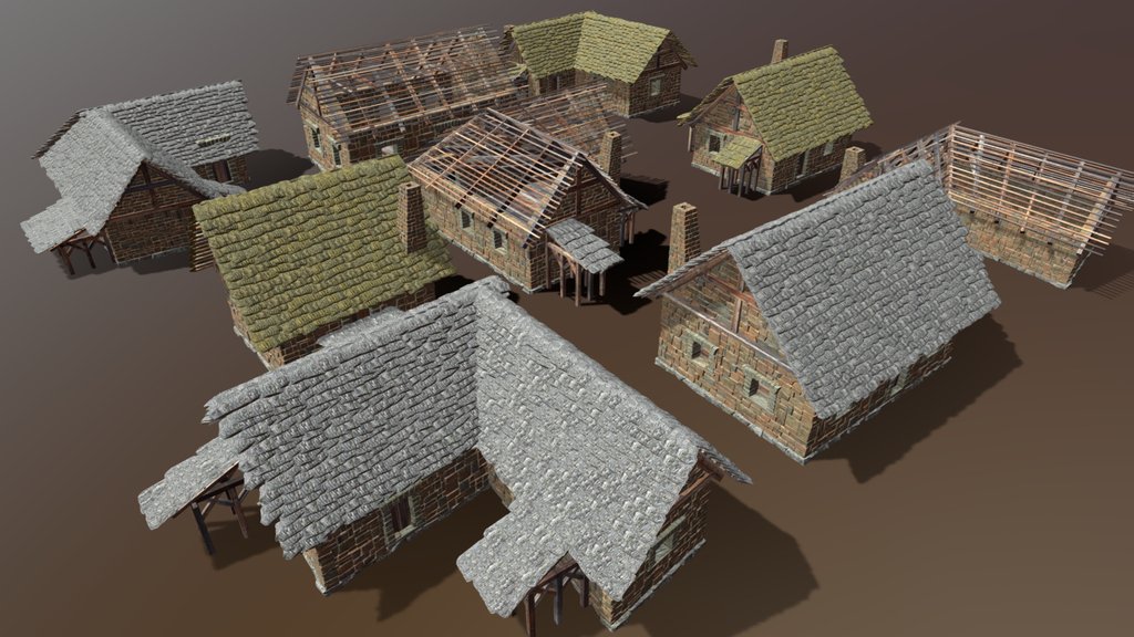 Medieval Architecture - A 3D model collection by Sereib - Sketchfab