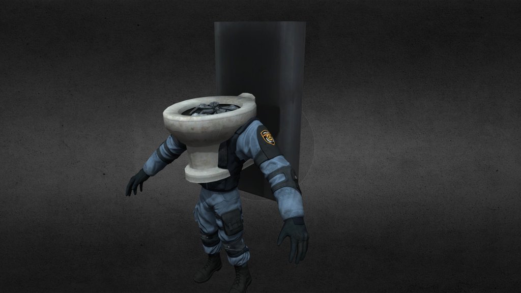 Skibidi toilet props - A 3D model collection by Elite Large Cameraman ...