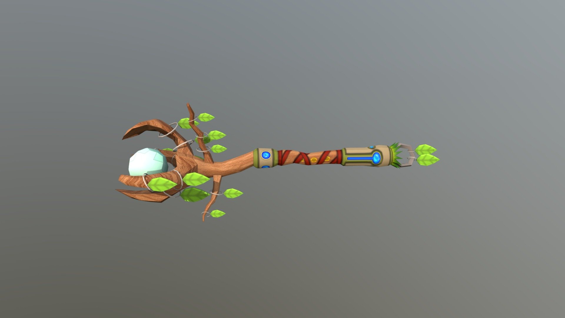 Staff - 3D model by MoniqueAB [052fc08] - Sketchfab