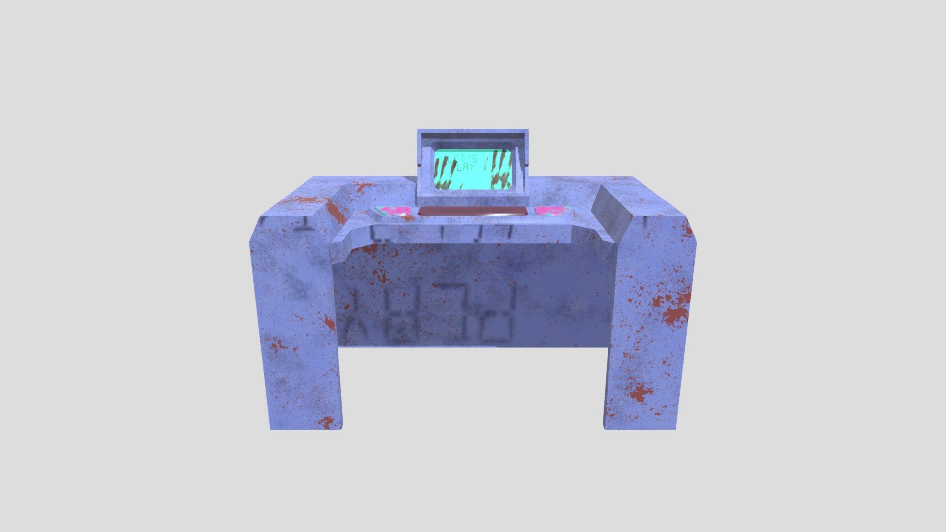 Spooky Computer - Download Free 3D model by lsmiranda [053119b] - Sketchfab