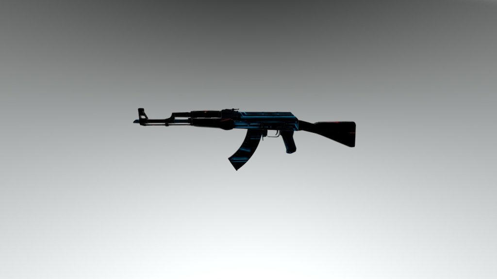 AK-47|Shockwave - 3D model by Kriptonec [0531287] - Sketchfab