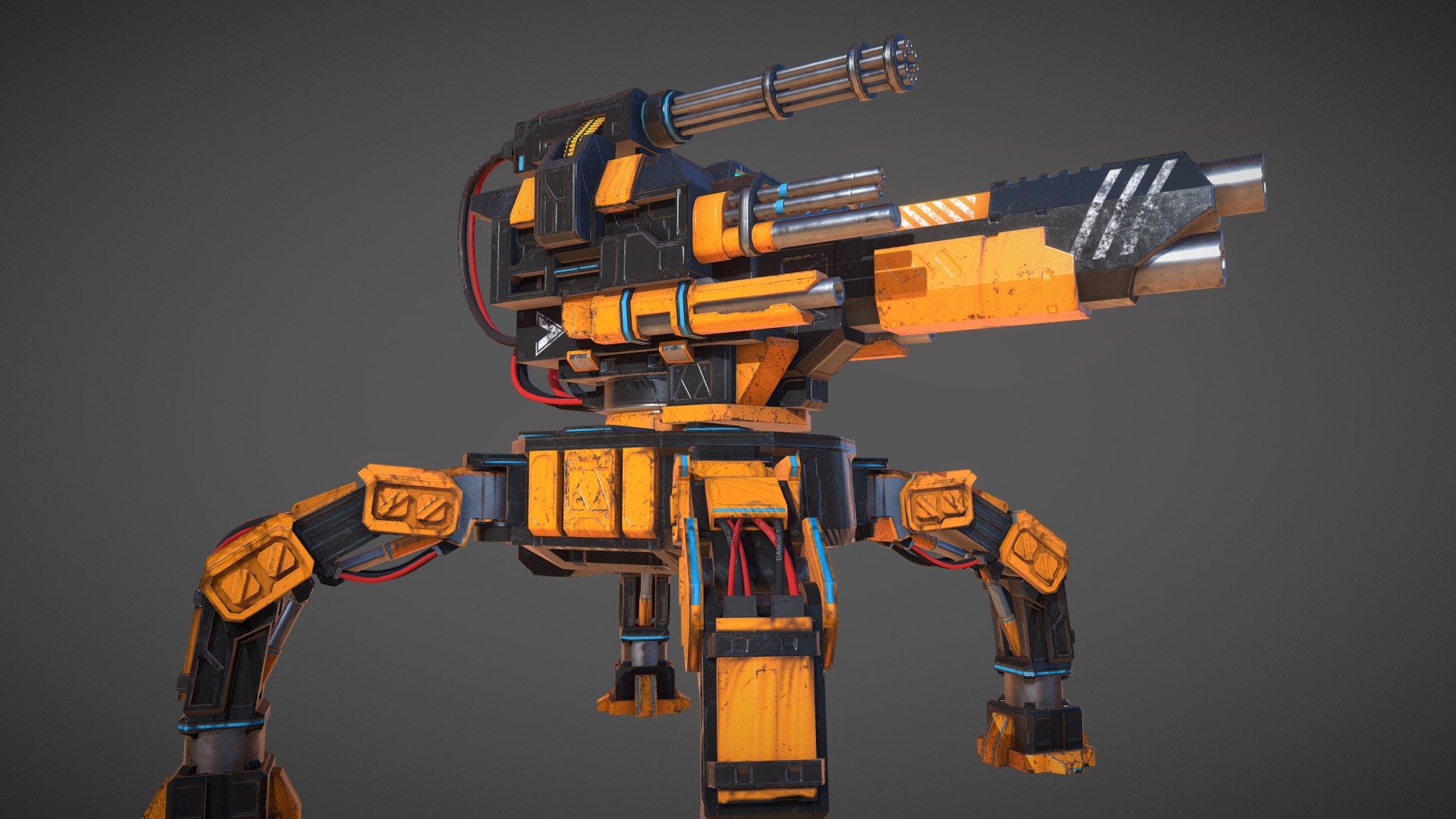 Gun Monster - 3D model by cat4134 [0532305] - Sketchfab